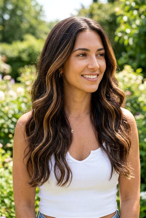 20 Gorgeous Dark Brunette With Caramel Ribbons Inspirations Lovelyish