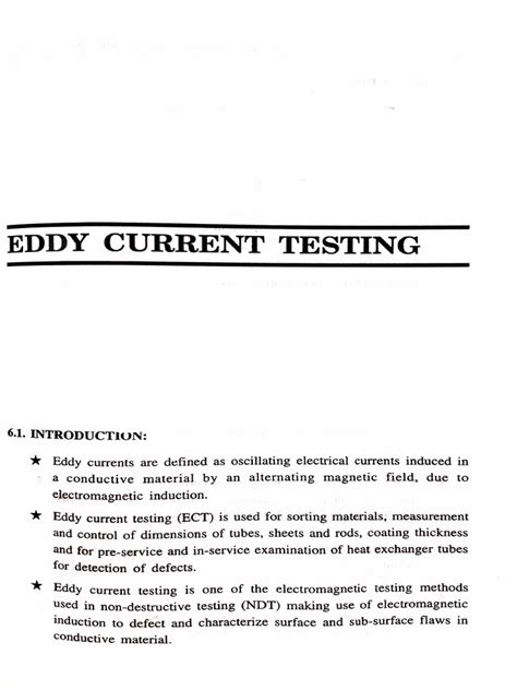 Eddy Current Testing Pdf