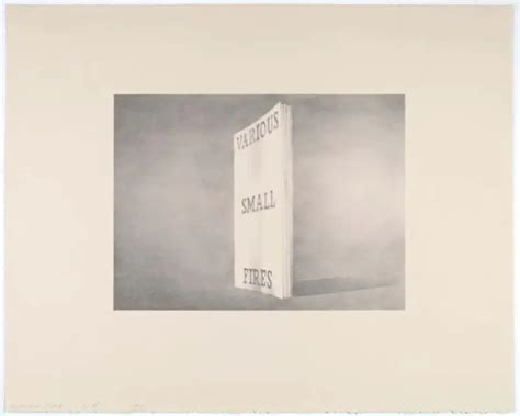 Ed Ruscha Various Small Fires Picture Color Codes