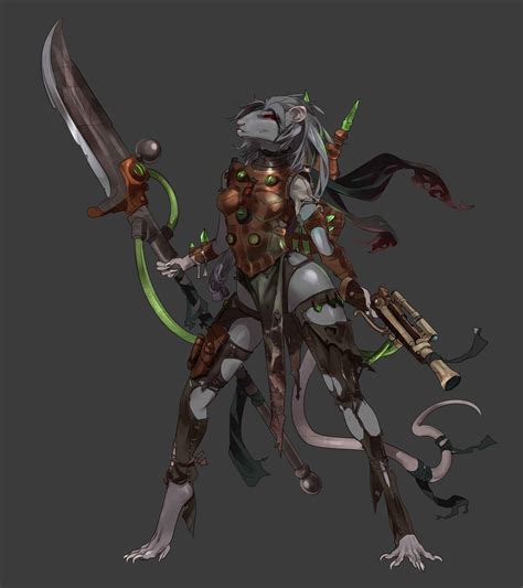 The Character Is Holding Two Swords And Wearing Armor