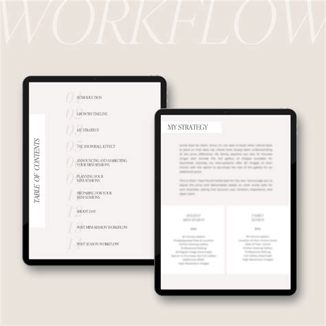 Mini Session Workflow And Email Templates For Photographers — Lovisa