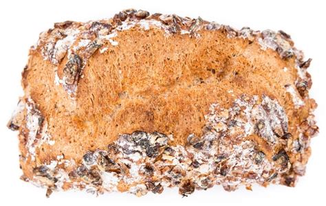 Premium Photo Walnut Bread Isolated On White