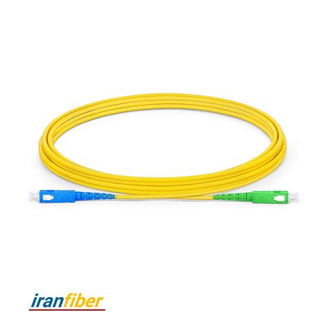 پچکورد فیبر نوری SC UPC SC APC SM SX 3mm 3M ایران فایبر