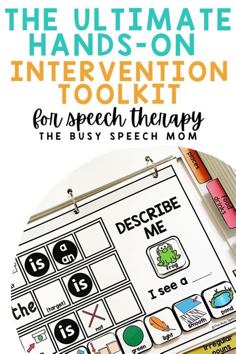 Speech Therapy Activities For Articulation Phonology Apraxia