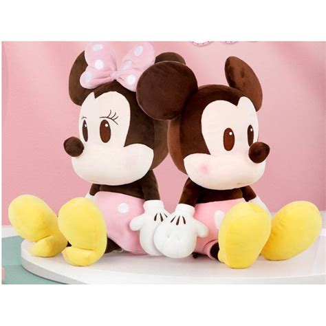 قیمت و خرید عروسک طرح میکی موس دختر و پسر مدل خندان ارتفاع 55 سانتی‌متر