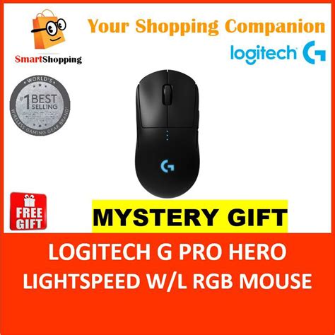 Logitech G Pro Hero Lightspeed Wireless Rgb Gaming Mouse Years Warranty
