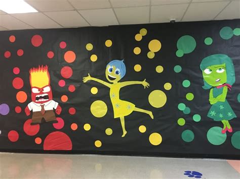 Inside Out Wall Decoration Inside Out Party Ideas Door Decorations Classroom Preschool
