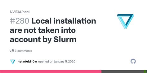 Local Installation Are Not Taken Into Account By Slurm · Issue 280