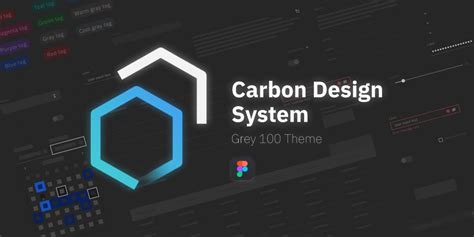 Figma IBM Carbon Design System Gray Theme UI Free