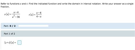 Solved Refer To Functions S And T Find The Indicated Chegg