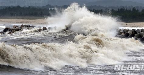 하조대 스노클링 하던 40대 높은 파도에 그만