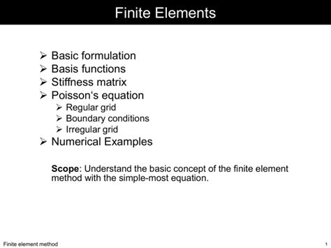 06finiteelementsbasics