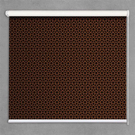 Cocoa Comfort Brown Patterned Roller Blinds Magicdecor®