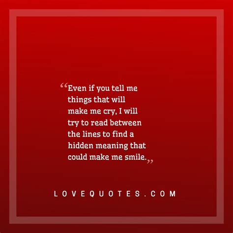 A Hidden Meaning - Love Quotes