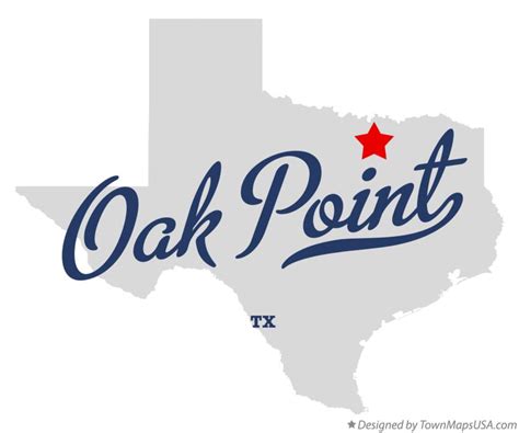 Map Of Oak Point Tx Texas