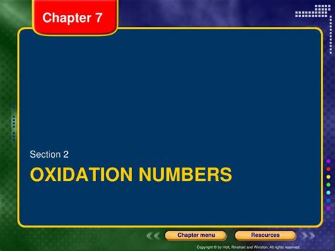 Ppt Oxidation Numbers Powerpoint Presentation Free Download Id