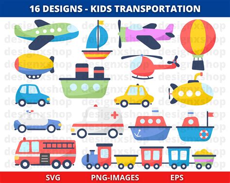 Transportation Clipart Free