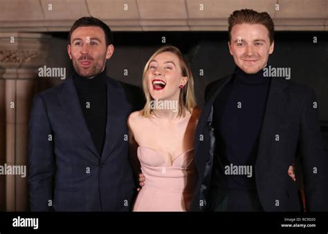 James Mcardle Left Saoirse Ronan And Jack Lowden Arriving At The