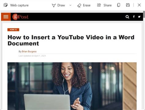 How To Use The Web Capture Tool In Microsoft Edge For Screenshots