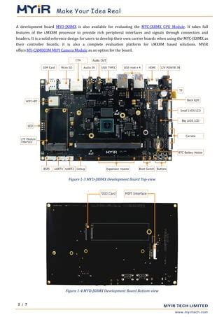 High Performance ARM SoM Powered By NXP I MX M PDF