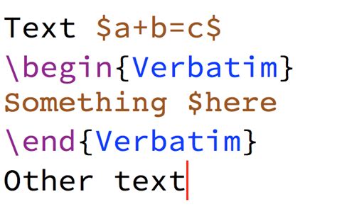 Verbatim How To Make Auctex Ignore Syntax Highlighting Within