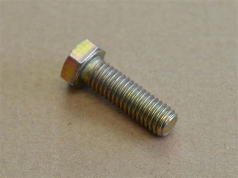 Hex Bolt Unc 38 16 X 125 Grade 5 Yellow Galvanized 120