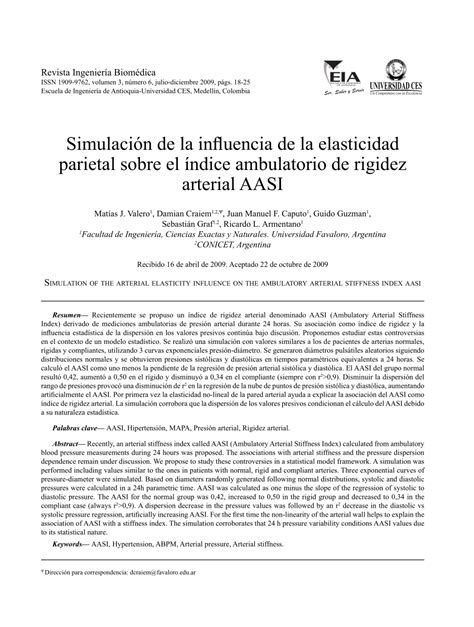 Pdf Simulation Of The Arterial Elasticity Influence On The Ambulatory Arterial Stiffness Index