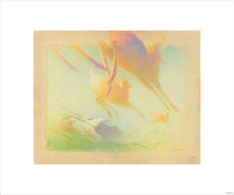 Bambi Visual Development 05004 Concept Art By Tyrus Wong Disney