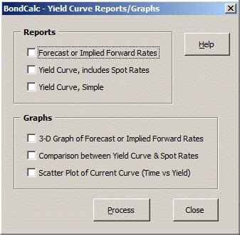BondCalc Yield Curve Scenarios