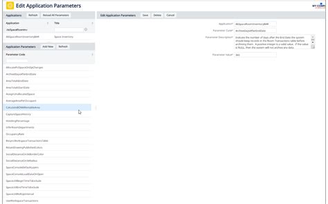 Control Behavior Of Space Applications Application Parameters
