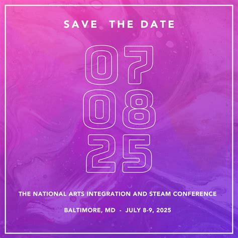 National Arts Integration And Steam Conference July 8 9 2025 The Institute For Arts