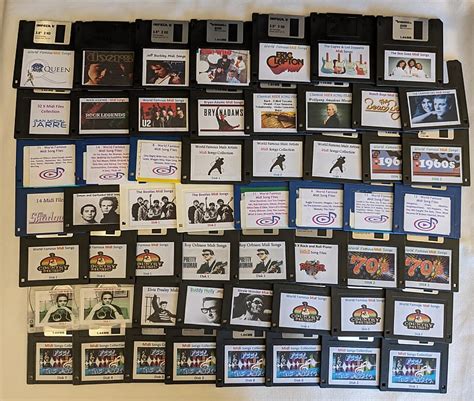Midi Songs Floppy Disk Collection Reverb Uk