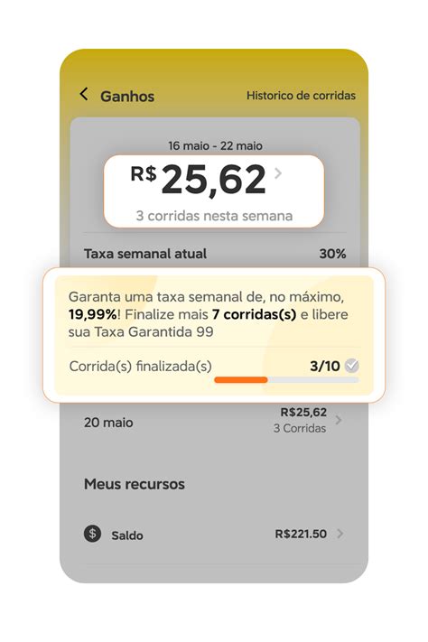 Motoristas De Aplicativo Parceiros Da 99 Têm Nova Taxa Máxima Semanal