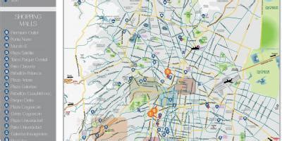 Mexico City Map Maps Mexico City Mexico