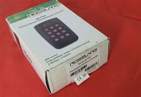 Smart Fingerprint Rosslare 500 Users Water Resistant Outdoor Backlit