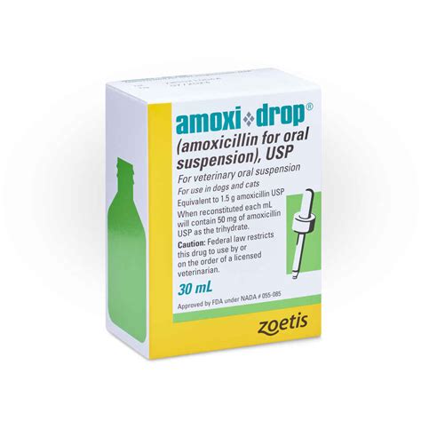 Amoxicillin Drops 50mgml 30 Ml Bottle