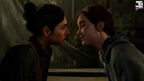 The Last Of Us Part 2 Ps4 Ellie And Dina Kissing Scene Youtube