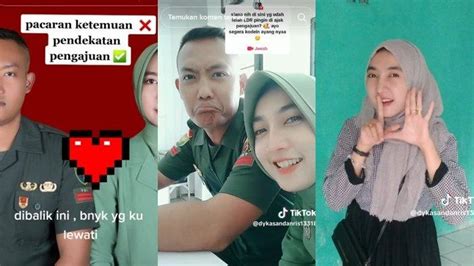 Sosok Riska Calon Istri Sandy Triawan Tni Viral Di Tiktok Jalani