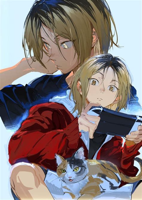Haikyuu Haikyuu Kozume Kenma Kuroo Tetsurou Artist