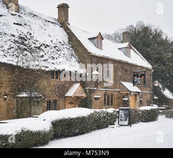 The Falkland Arms Pub In The Cotswold Village Of Great Tew Oxfordshire