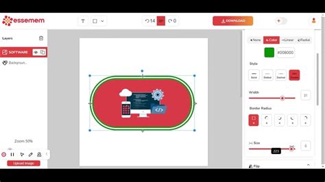 Ինչպե՞ս փոխել պատկերի եզրագծի ձևը և գույներ հաղորդել Youtube