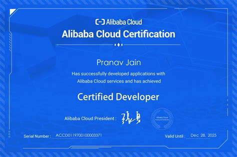 Pranav Jain On Linkedin Alibabacloud Cloudcertification Ggits