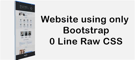 Create A Responsive Website Using Only Bootstrap 5