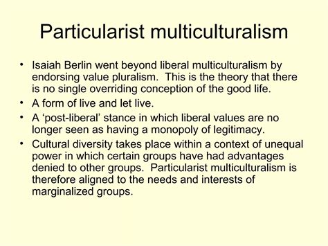 Multiculturalism Ppt