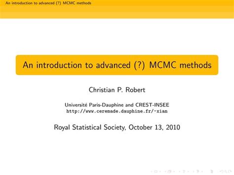 Introduction To Advanced Monte Carlo Methods Pdf