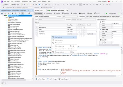 Visual Database Designer For Sql Server Data Modeling Tool