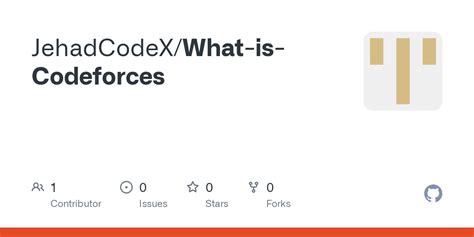 what is codeforces index at main · jehadcodex what is codeforces · github