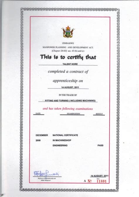 Certificate Of Apprenticepdf