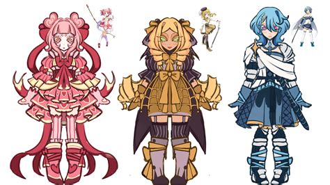 Madoka Magica Redesigns 1 Sfondi Carini Adesivi