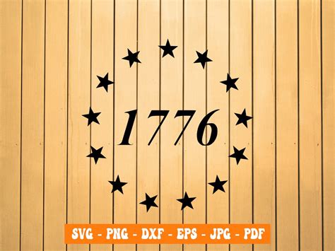 Betsy Ross Svg Betsy Ross Flag 1776 Svg American Flag Svg 4th July